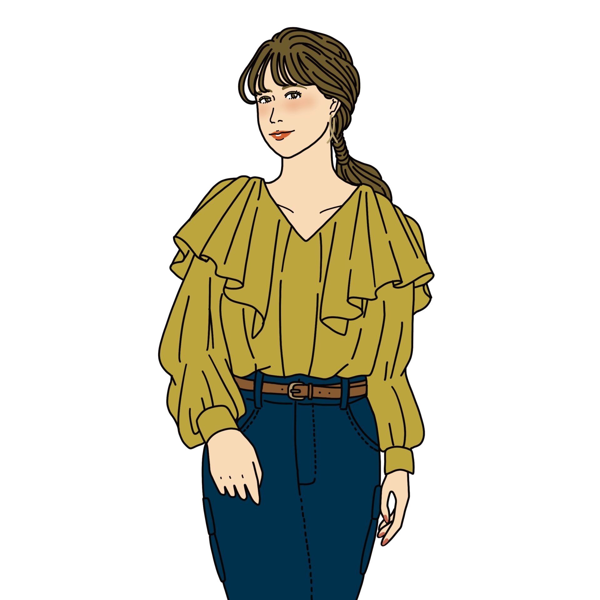 【ルミネ池袋】パーソナルカラー診断イベント 配布資料用イラスト | KAORU OTA ｶｵﾙ ｵｵﾀ / イラストレーター